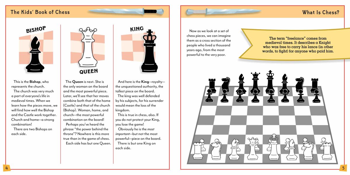 Kids’ Book of Chess and Starter Kit is perfect for beginners